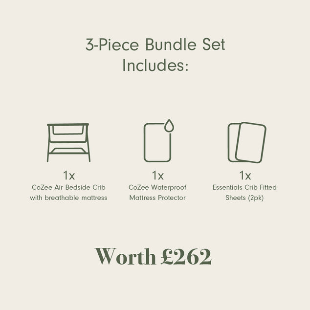 CoZee Air Bedside Crib – Tutti Bambini