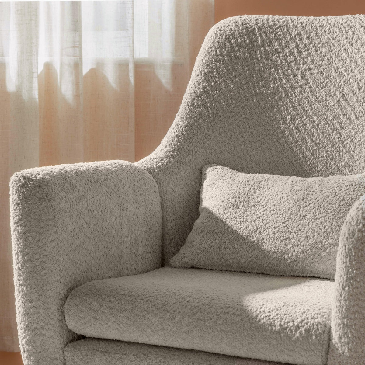 Oscar Luxe Rocking Chair & Footstool - Teddy Sage – Tutti Bambini