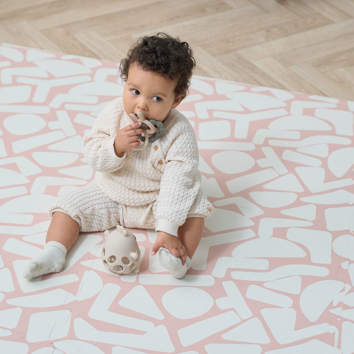 Infinity Baby Playmat Oddity Blush | Tutti Bambini